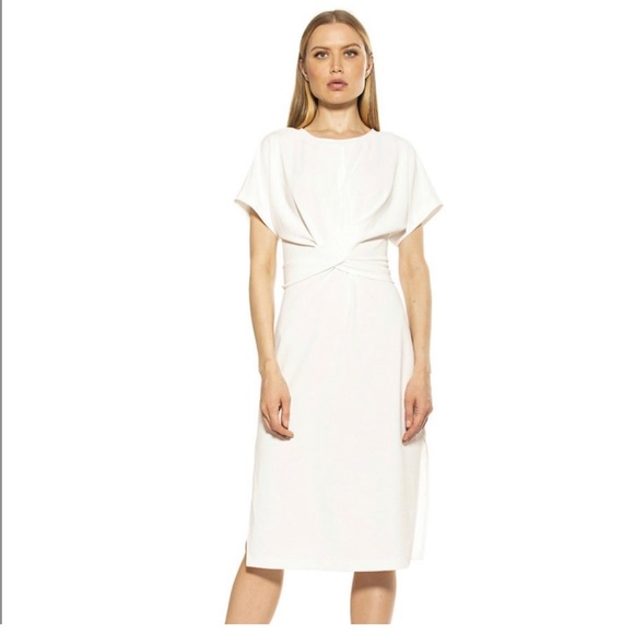 Alexia Admor | Dresses | Alexia Admore Elegant Dress Nwt Small Ivory ...